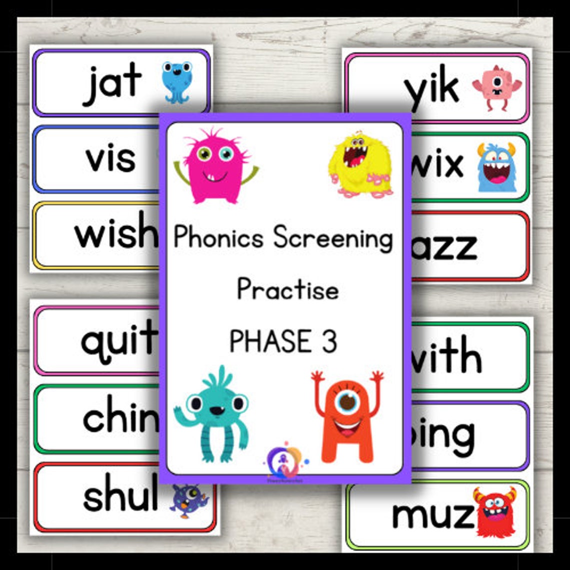 Phonics Screening Check Practise - Etsy