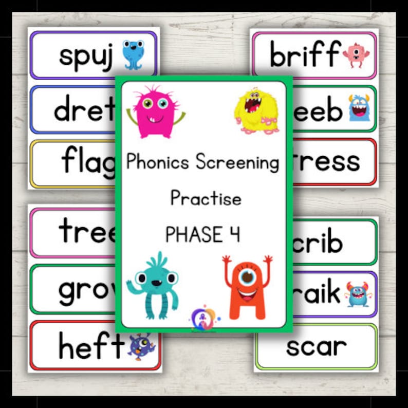 Phonics Screening Check Practise - Etsy UK