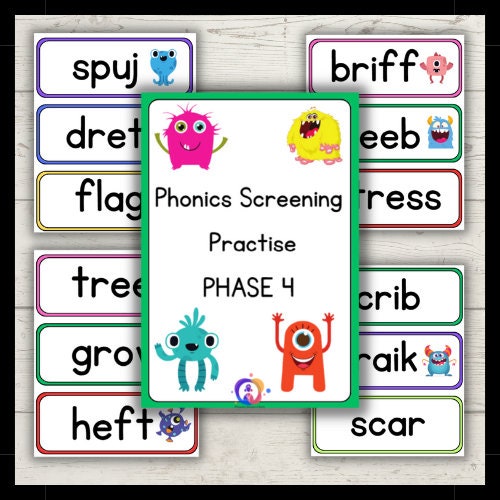 Phonics Screening Check Practise - Etsy