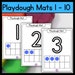 Playdough Mat Numbers 1 to 10 - Etsy