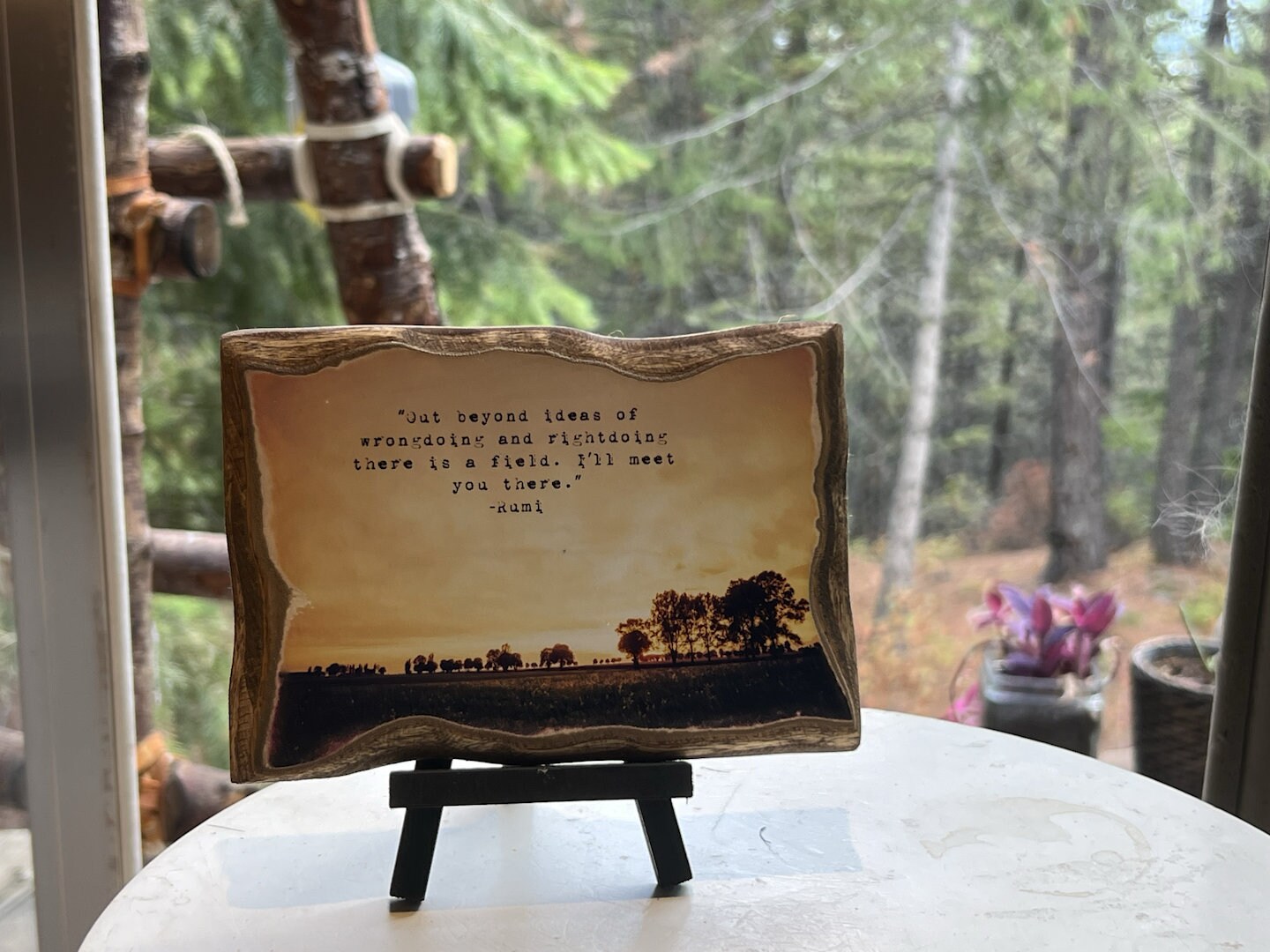 Rumi Quote Art field - Etsy