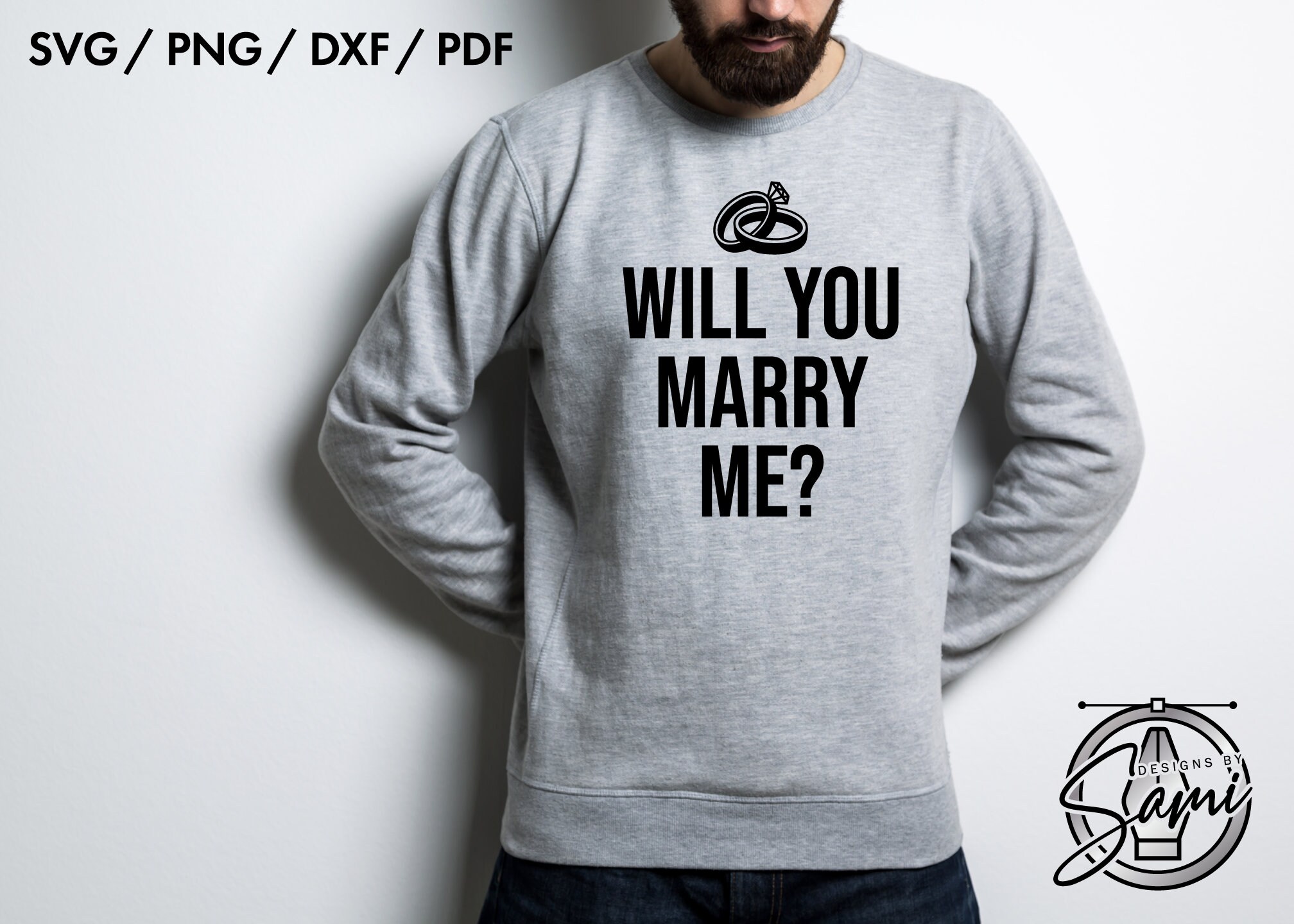 Will You Marry Me Svg, Png, Dxf, Pdf Marry Me Svg Wedding Svg Rings Svg ...