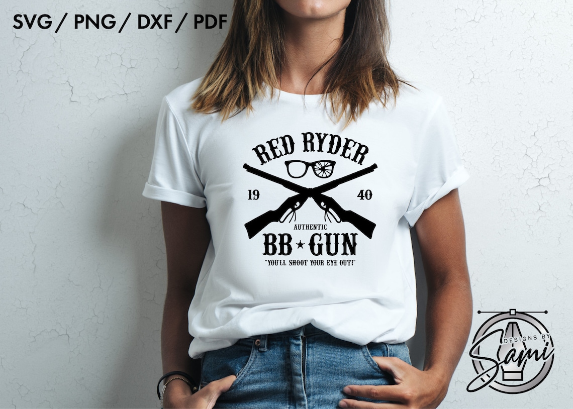 Red Ryder Svg, Png. Dxf, Pdf Files | Christmas Svg | A Christmas Story ...