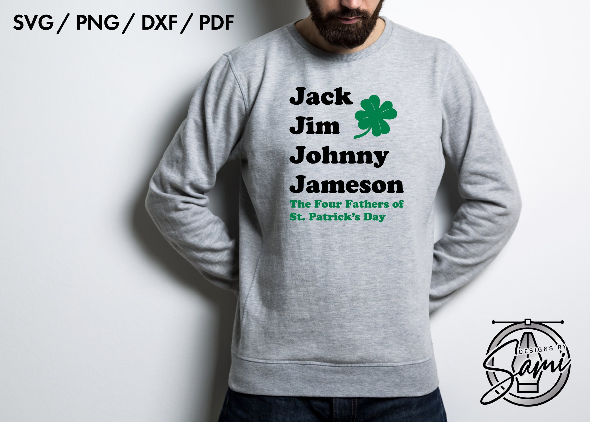 Jack Jim Johnny Jameson Svg, Png, Dxf, Pdf Files | Alcohol Svg | Drunk ...