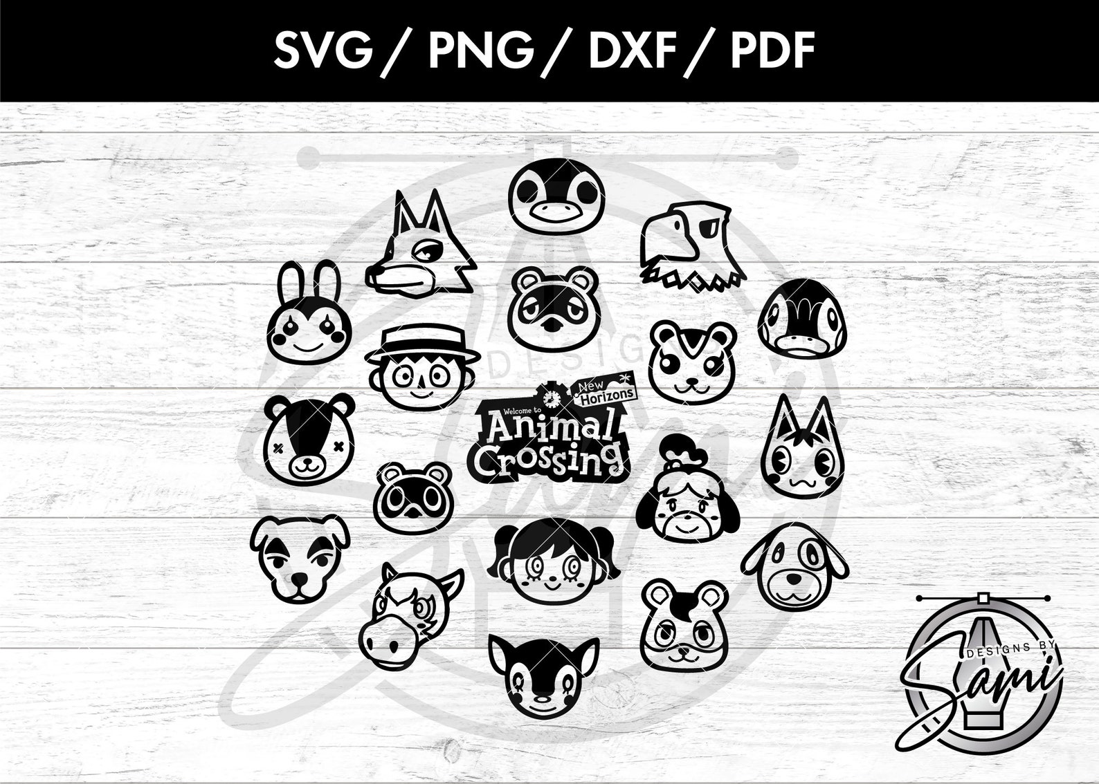Animalcrossing Svg, Png. Dxf, Pdf Files ACNH Svg New Horizons Svg ...