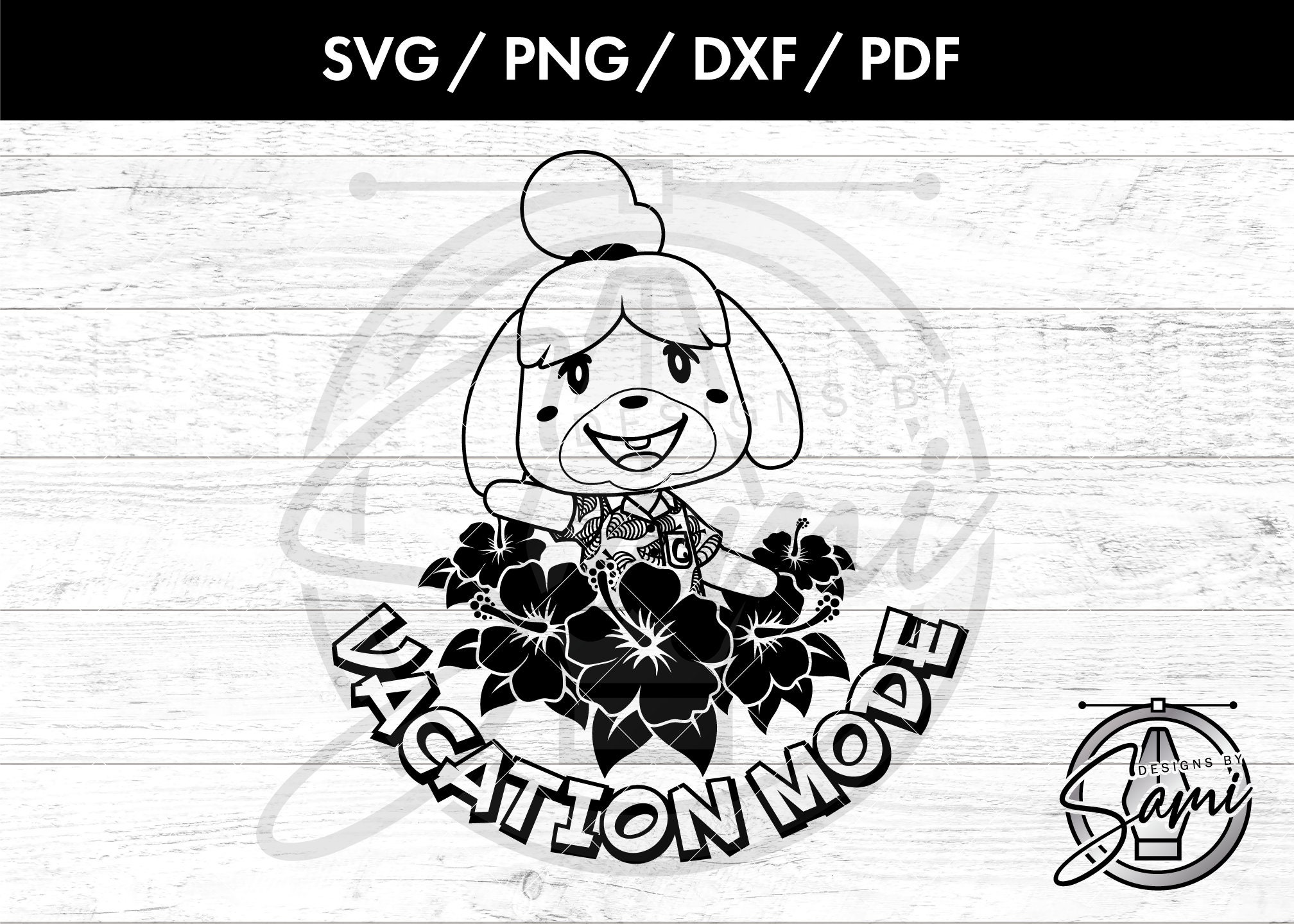 Vacation Mode Svg, Png. Dxf, Pdf Files | Animalcrossing Svg | New ...