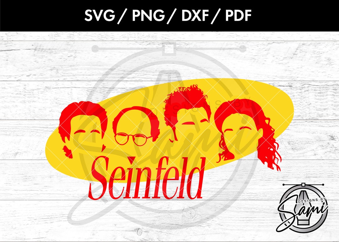Seinfeld Svg, Png. Dxf, Pdf Files | Character Svg | TV Show Svg ...