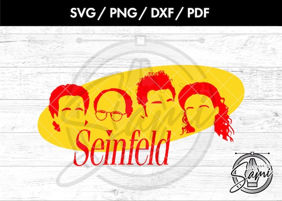 Seinfeld Svg Png. Dxf Pdf Files Character Svg TV Show - Etsy