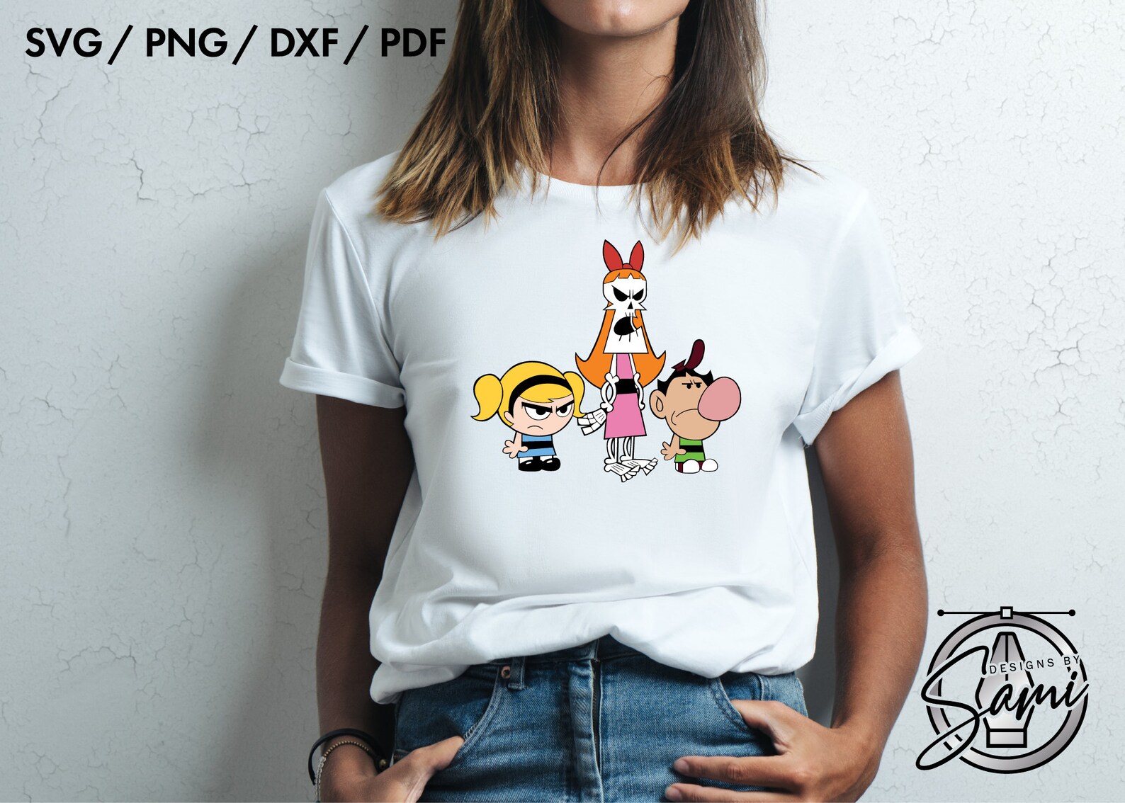 Billy & Mandy Powerpuff Girls Svg, Png. Dxf, Pdf Files | Cartoonnetwork ...
