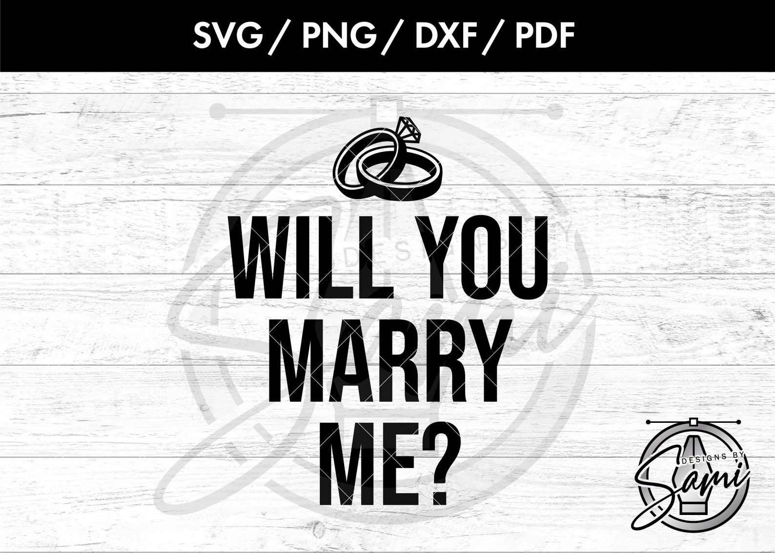 Will You Marry Me Svg, Png, Dxf, Pdf | Marry Me Svg | Wedding Svg ...