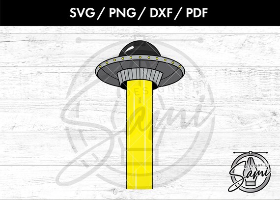 Spaceship Svg Png. Dxf Pdf Files Alien Svg Soalr System | Etsy