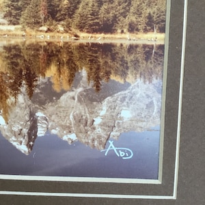 Vintage Signed Abi Garaman Photograph. Vintage Abi Mountain - Etsy