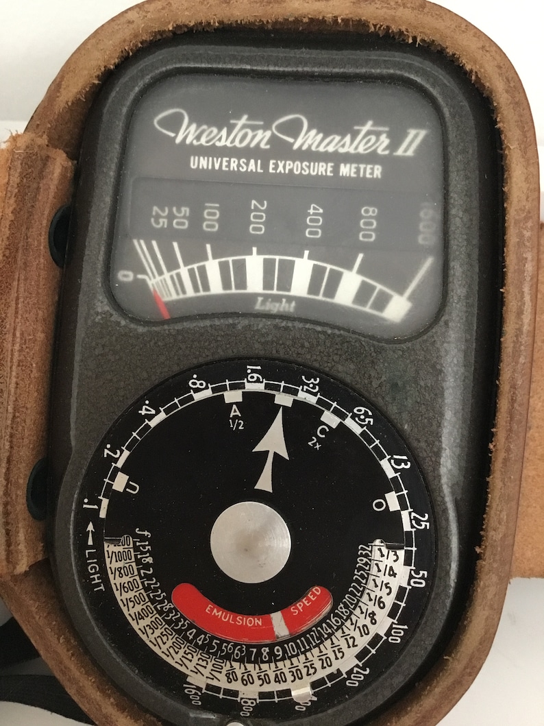 Weston Master II Universal Exposure Meter in Original Leather Case ...