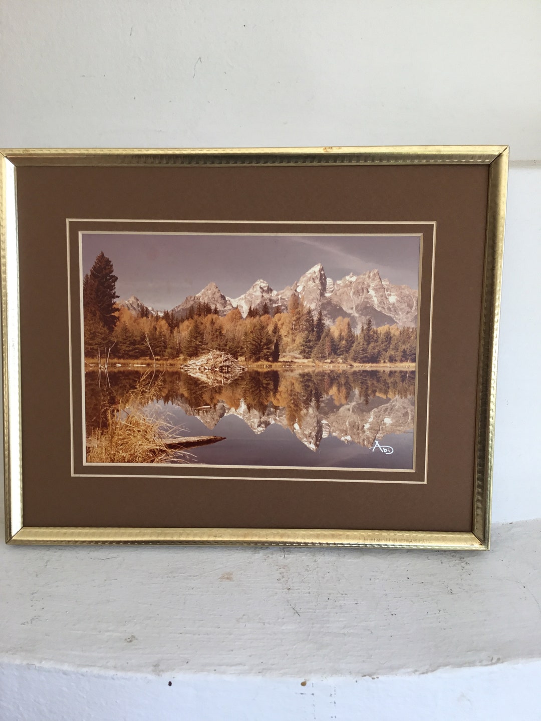 Vintage Signed Abi Garaman Photograph. Vintage Abi Mountain - Etsy