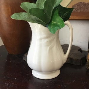 Small Wm. Adams & Sons Real English Ironstone Pitcher. Vintage English ...
