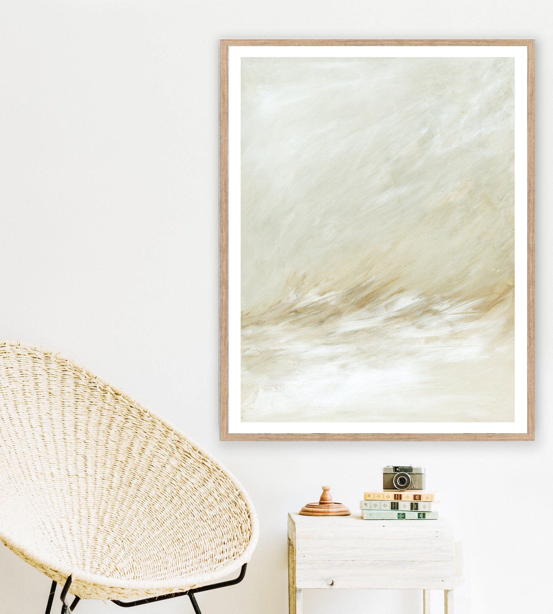 Sensational - Neutral Abstract Printable Painting Downloadable Art ...