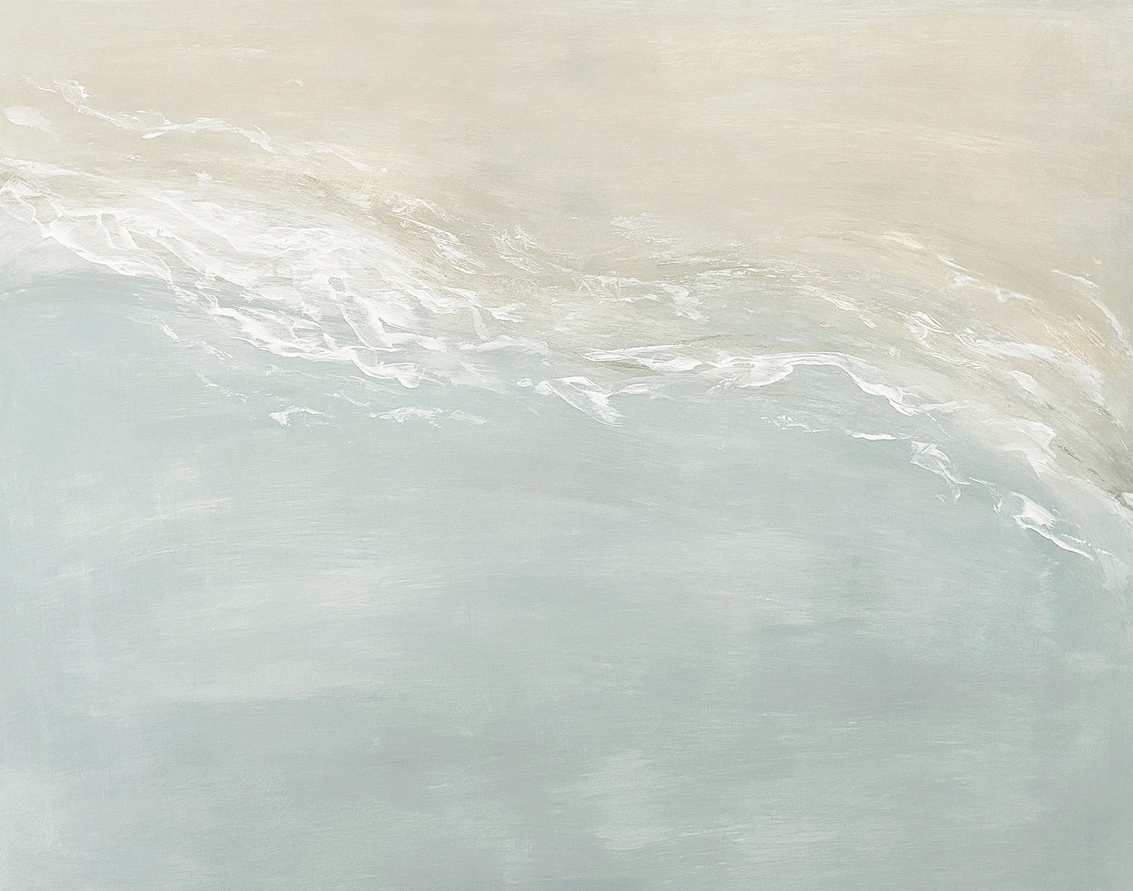 Tranquility Abstract Landscape Painting Printable Beach - Etsy