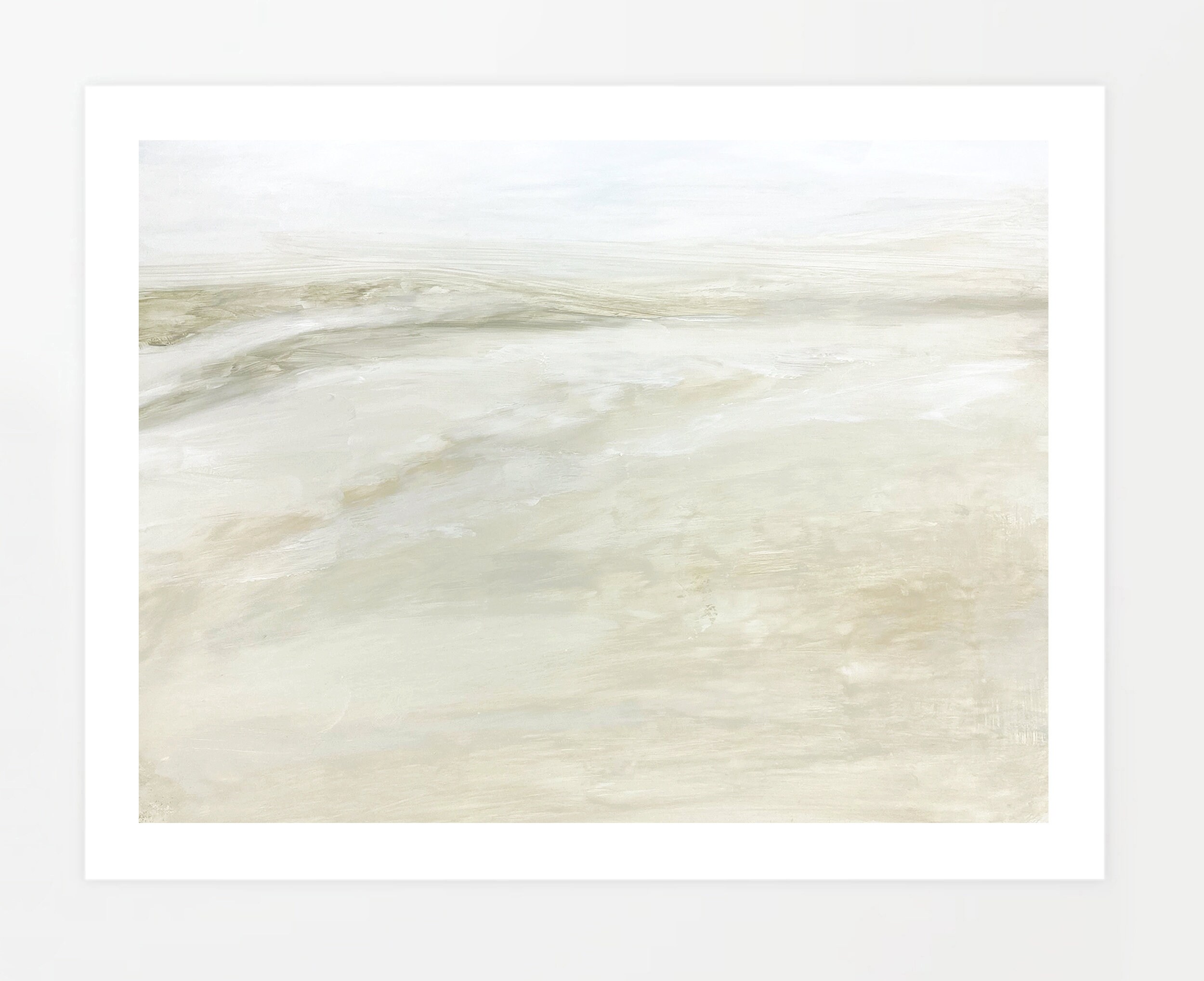 Contentment Neutral Coastal Printable Abstract Landscape - Etsy