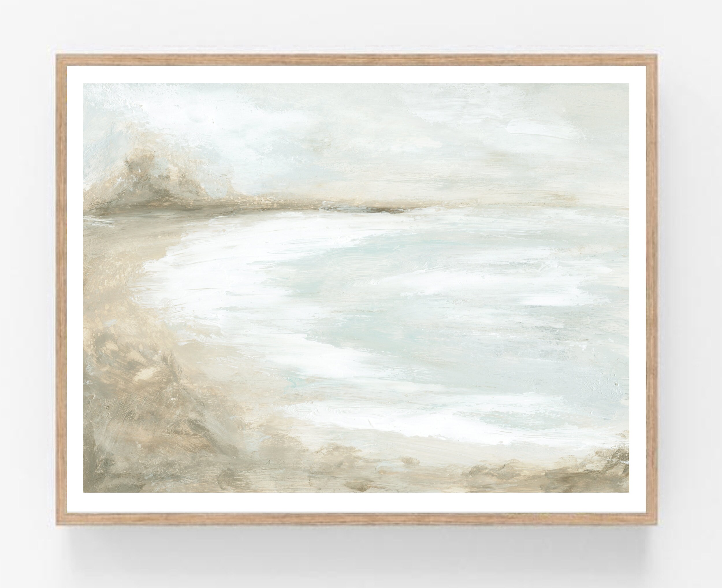 Breeze Abstract Modern Coastal Landscape Artwork Printable - Etsy