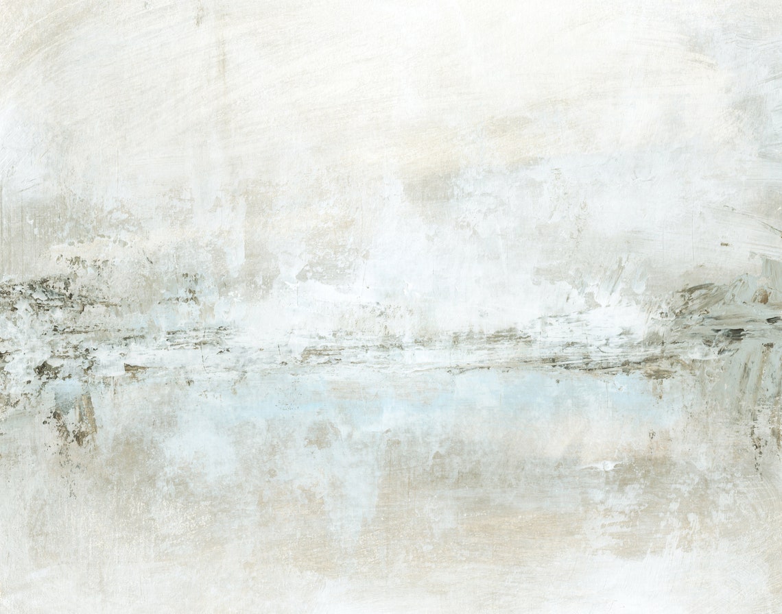 Haze - Muted Printable Abstract Painting Downloadable Art, Gray Grey ...
