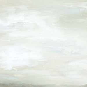 Clarity - Abstract Clouds Painting Printable Wall Art Download, Gray ...