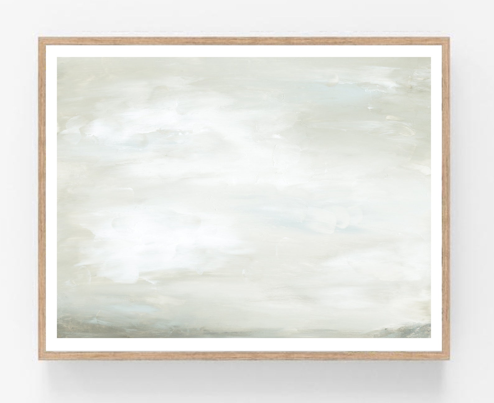 Clarity Abstract Clouds Painting Printable Wall Art - Etsy