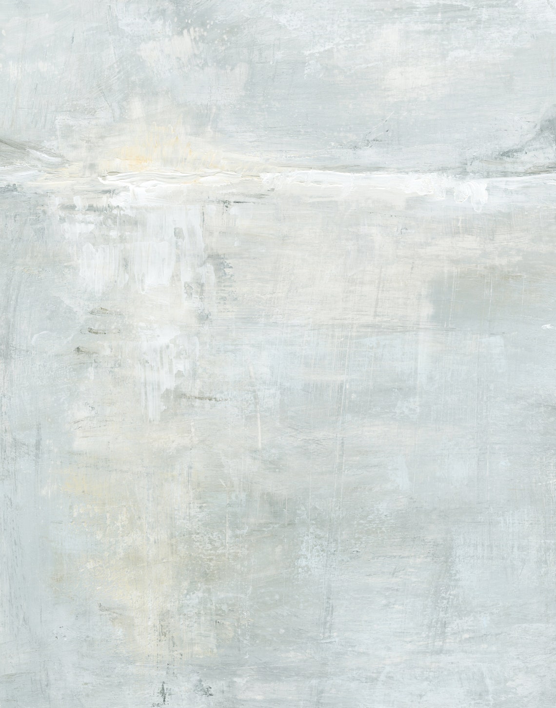 Rise - Abstract Sunrise Landscape Ocean Painting Printable Wall Art ...