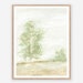 Transformation Tree Painting Muted Green Wall Art Download - Etsy