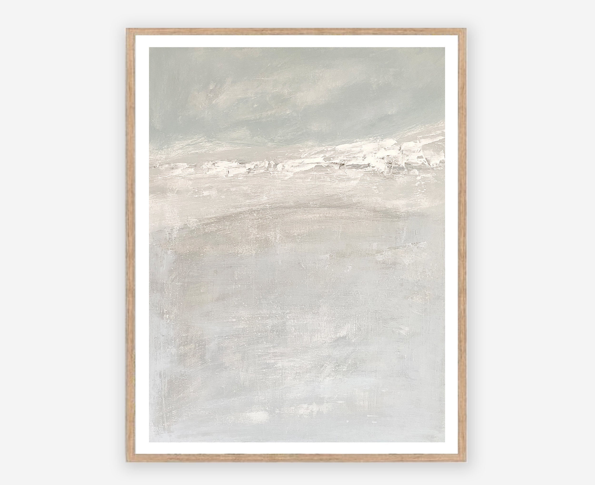 High Tide Abstract Water Modern Wall Art Printable, Original Muted ...