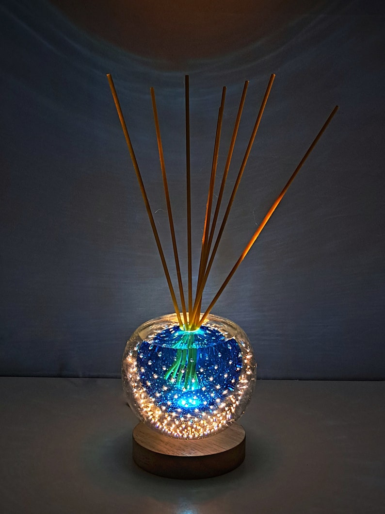 Handmade Murano Glass Diffuser and Lamp - Glass Lamp - Hand Blown ...