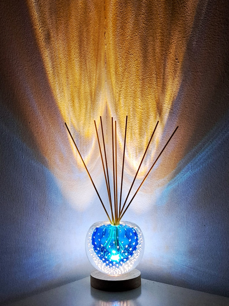 Handmade Murano Glass Diffuser and Lamp - Glass Lamp - Hand Blown ...