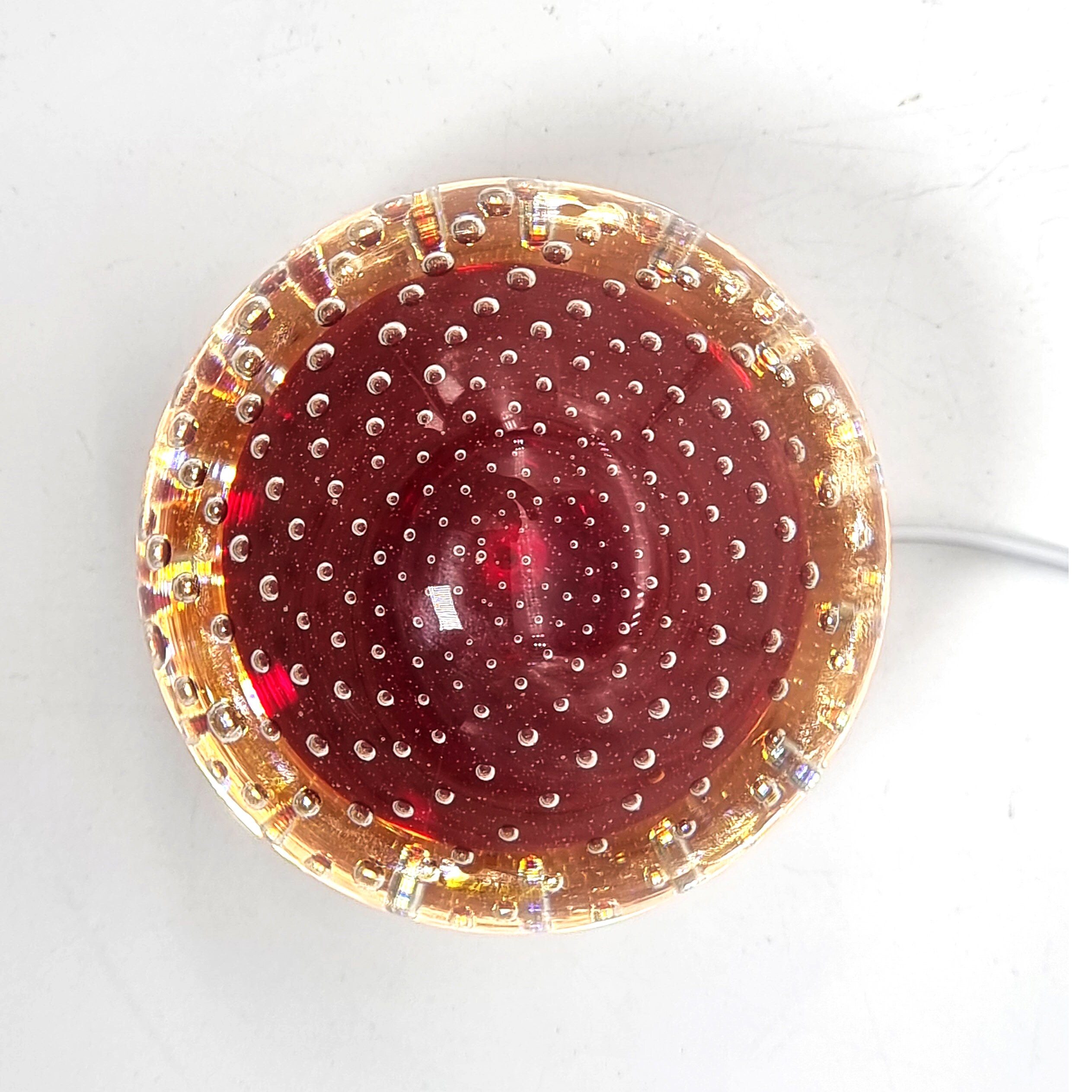 Handmade Murano Glass Diffuser and Lamp Red Glass Lamp Hand Blown Glass ...
