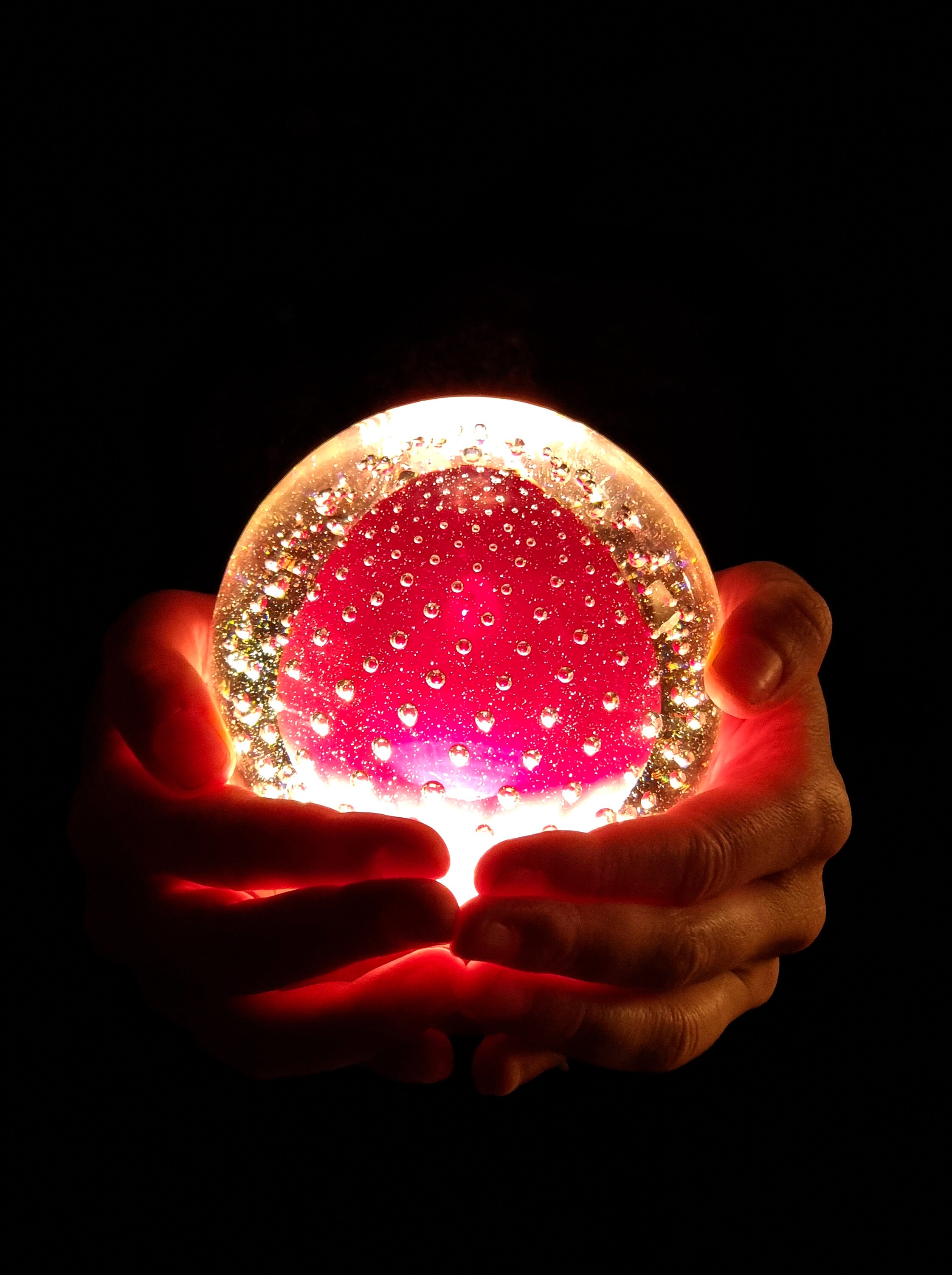 Handmade Murano Glass Diffuser and Lamp Red Glass Lamp Hand Blown Glass ...