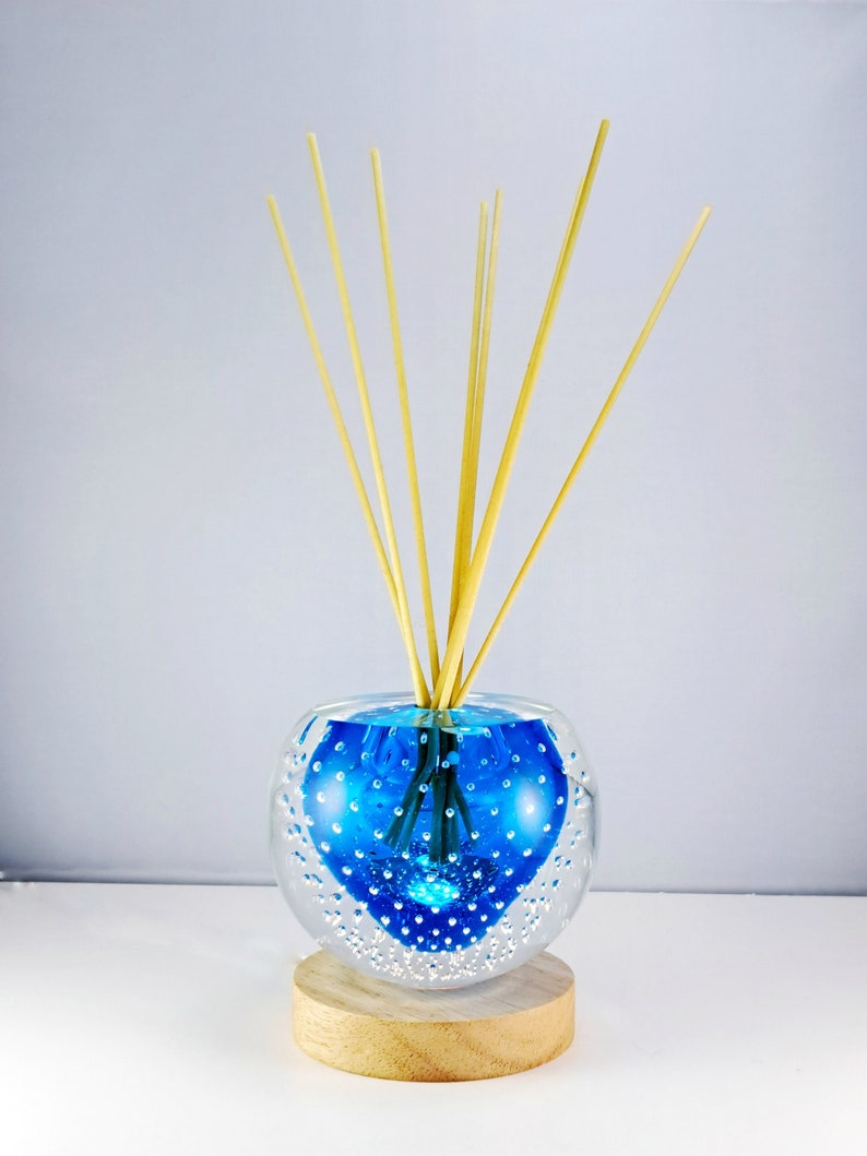 Handmade Murano Glass Diffuser and Lamp - Glass Lamp - Hand Blown ...