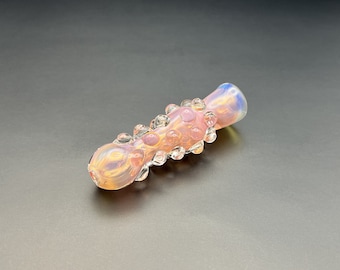 One Hitter Pipe Glass Chillum Pipes Mystery Fumed Chillum - Etsy