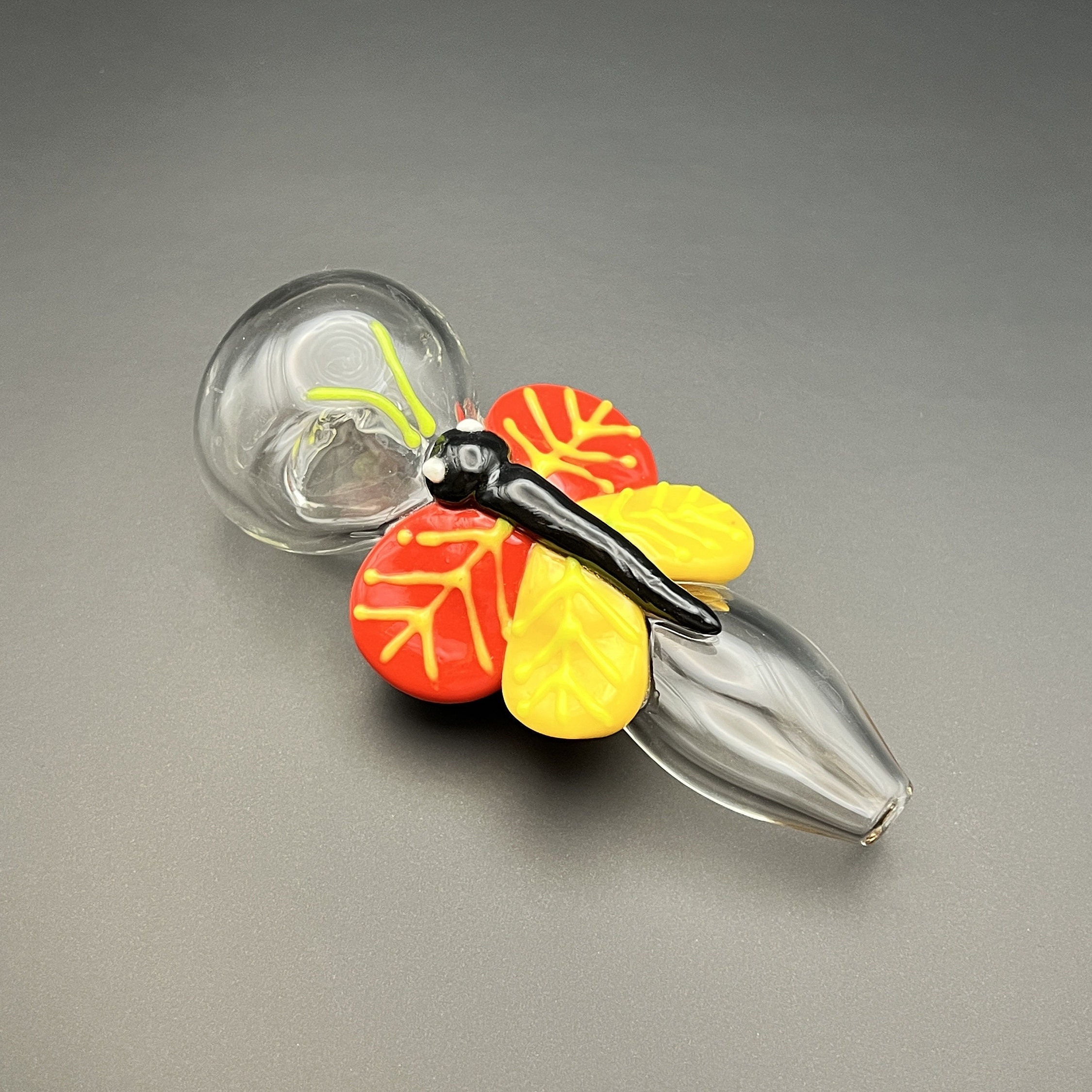 Moth Glass Pipe 5" - Etsy