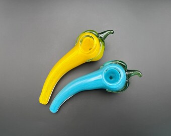 Mystery Glass Pipes Smoking Hand Pipe Glass Handmade Unique - Etsy