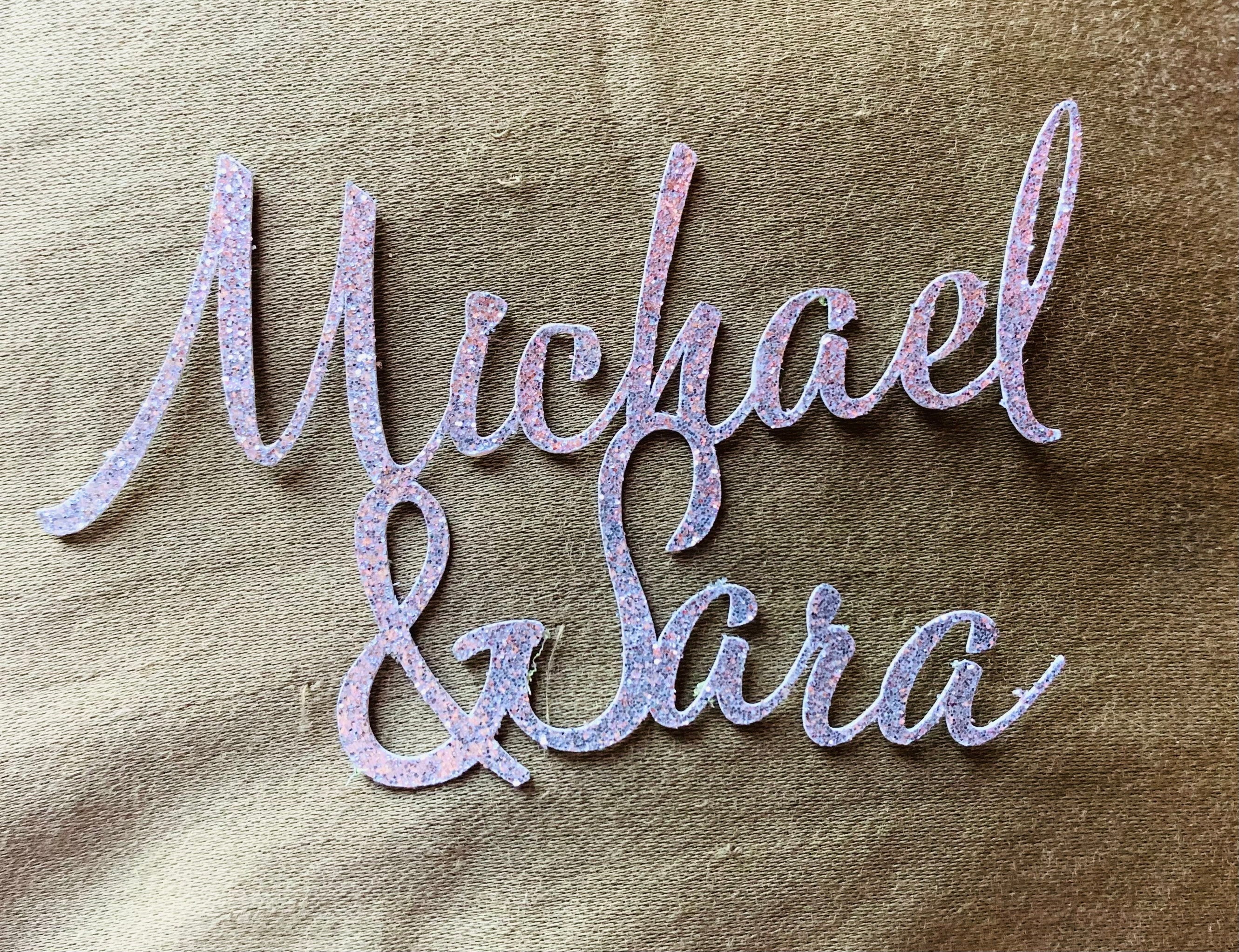 Personalized Name Confetti, Custom Confetti, Wedding Confetti, Bridal ...