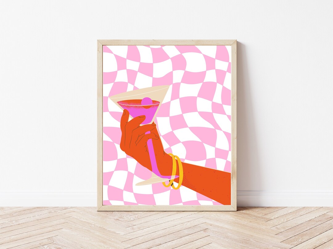 Pour Another One Art Print - Bar Cart Art - Digital Prints - Etsy