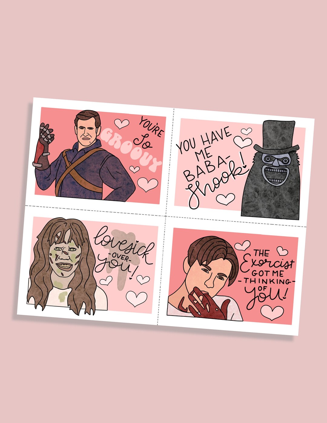 Horror Valentines - Digital Download! - Etsy