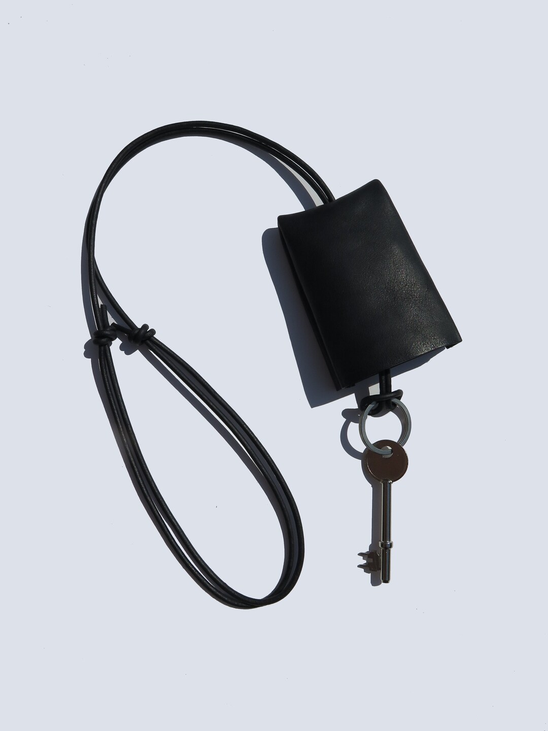 Italian Leather Key Lanyard – Adjustable Veg‑tanned Key Cover Lanyard ...