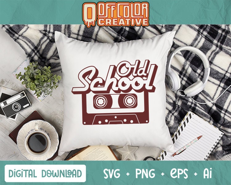 Old School Cassette Tape SVG Retro Svg, Made in the 80s, Made in the ...
