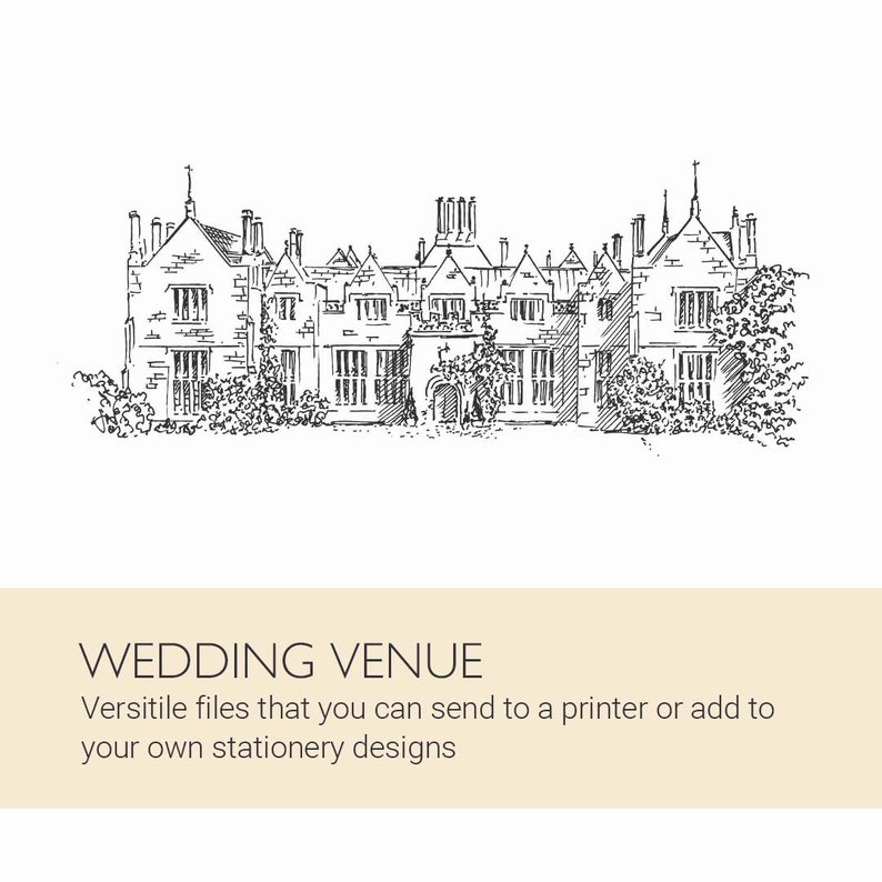 Custom Venue & Church Illustration - Etsy