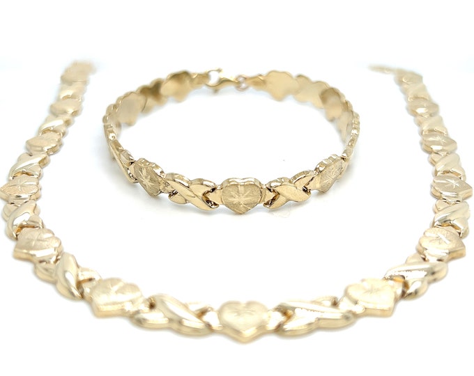 HUGS & KISSES Xo Bracelets 18k Layered Real Gold Filled I Love You 7.5 ... HUGS & KISSES Xo Bracelets 18k Layered Real Gold Filled I Love You 7.5 ...