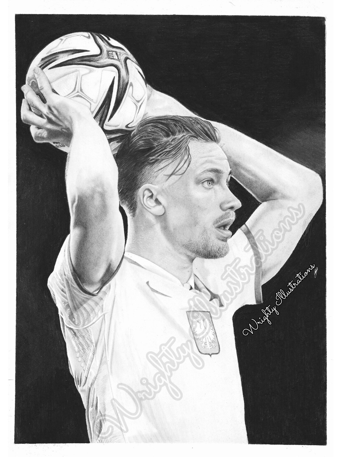 Matty Cash | A4 Drawing Print - Etsy