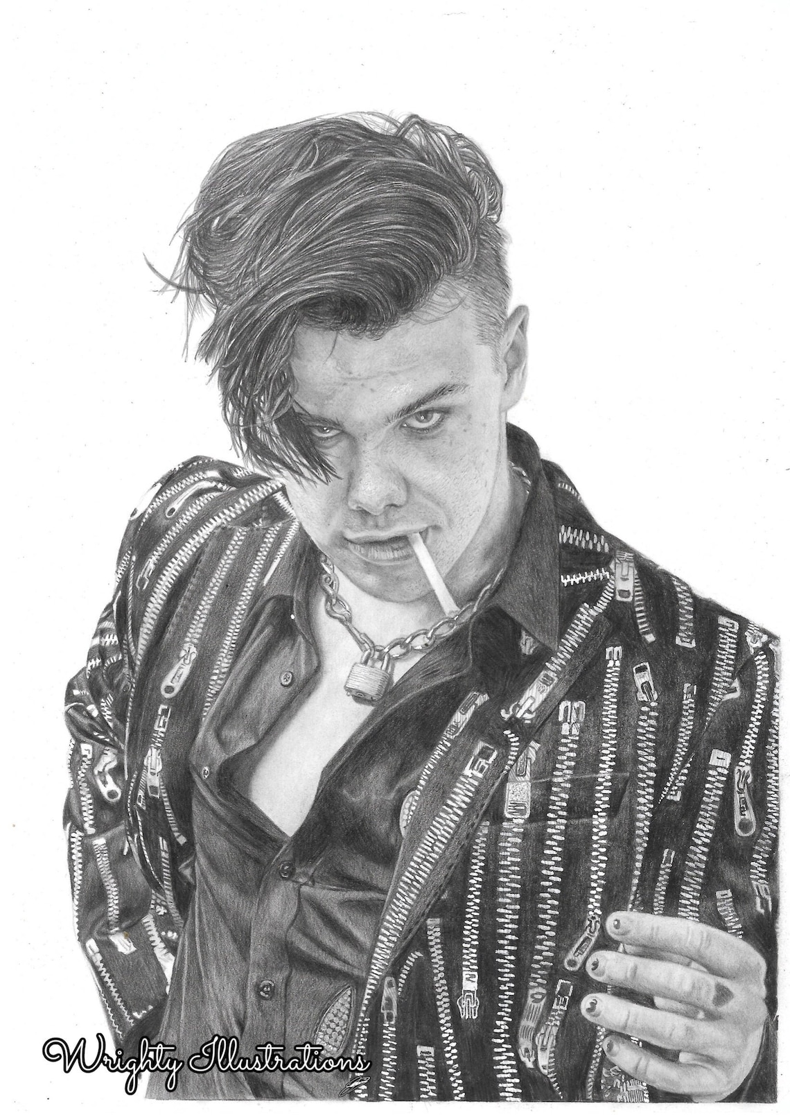 Yungblud | A4 Drawing Print - Etsy