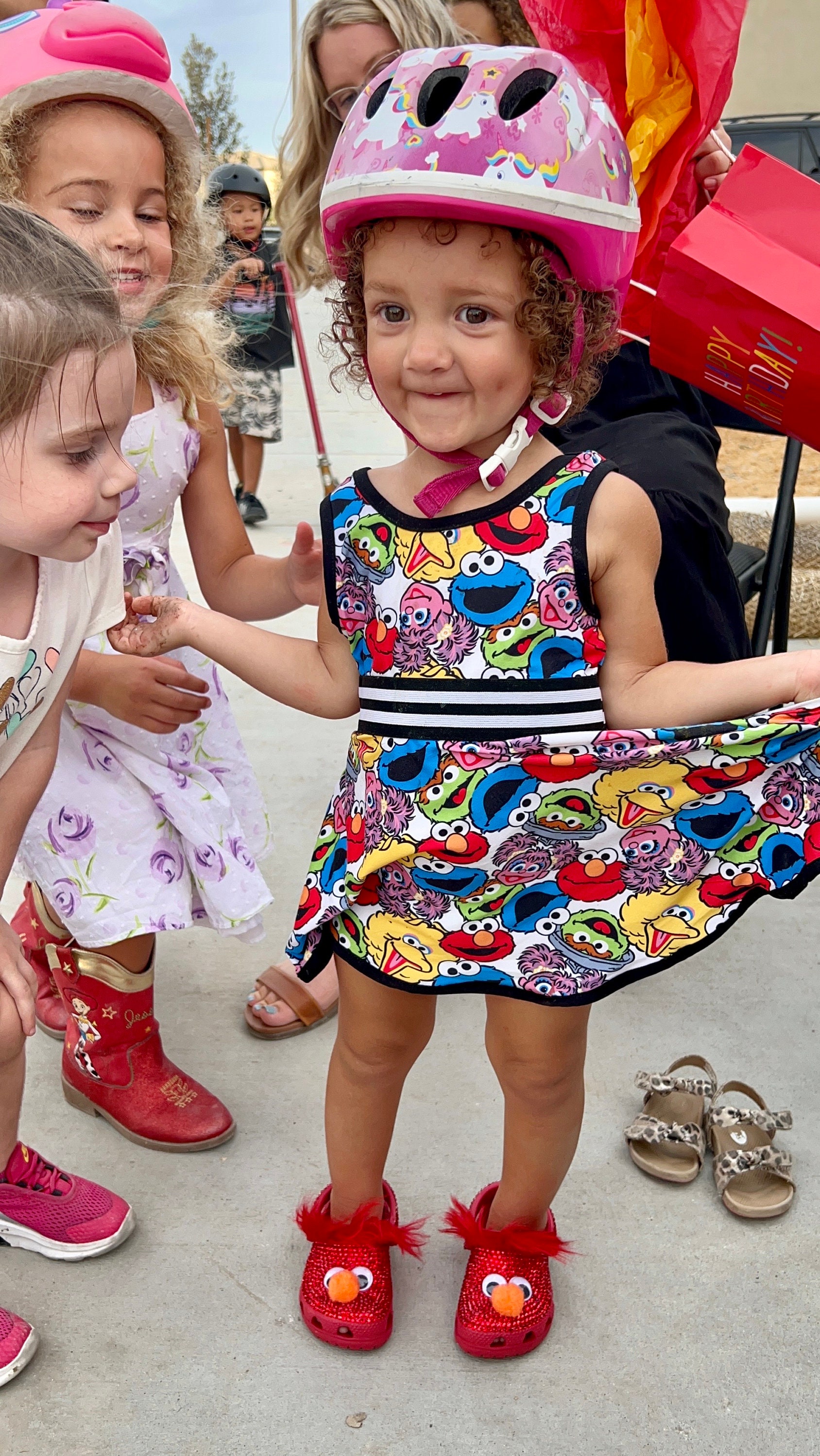 Elmo Inspired Custom Bling Toddler Crocs - Etsy