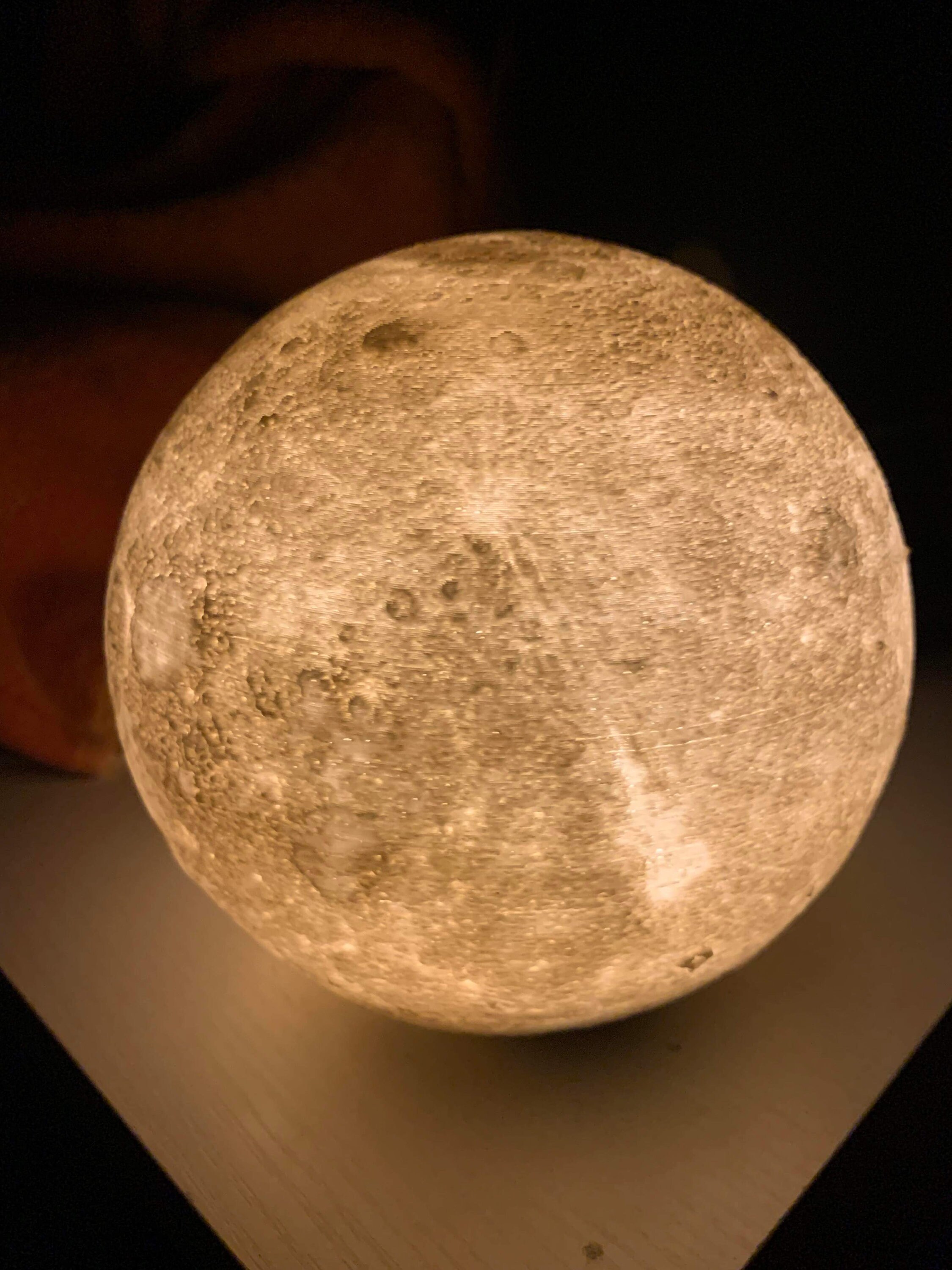 3D Printed Moon - Etsy