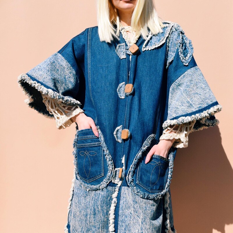 Denim Duster - Etsy