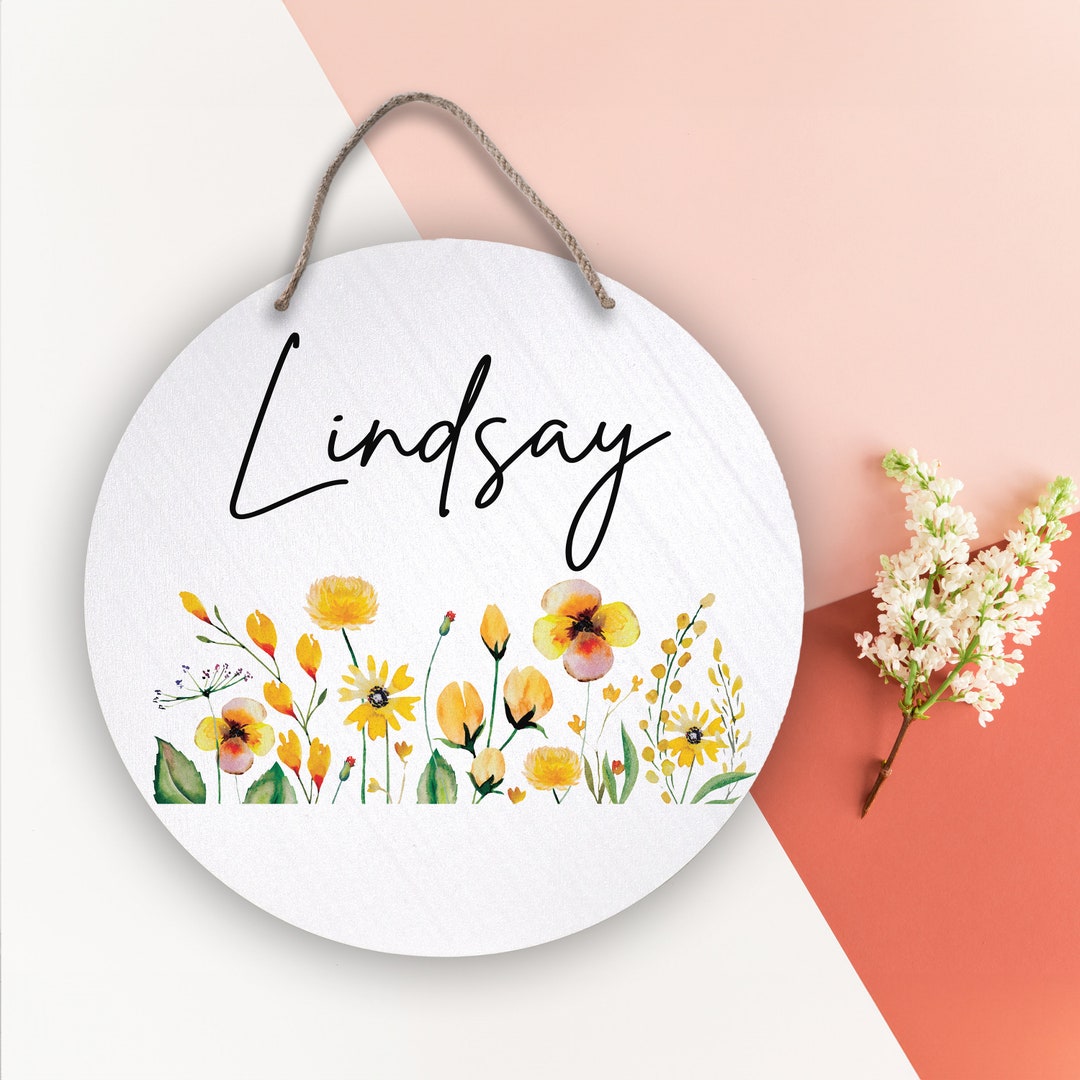 Personalized Baby Girl Door Sign, Baby Name Sign,baby Nursery Room ...